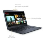 "HP Chromebook 14, 14"" FHD, AMD A4-9120C, Radeon R4, 4GB SDRM, 32GB ...