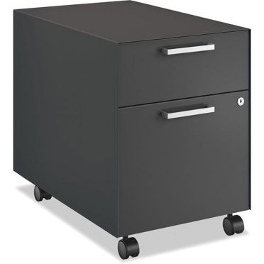 HON Flagship Mobile Box/Box/File Pedestal, Full Radius Pull, 28-7/8d ...