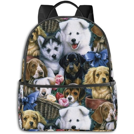 White Tiger Couple Backpack Casual Travel Backpacks Laptop Bag For Men ...