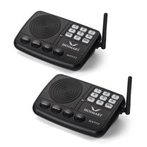 Hosmart Wireless Intercom System, 1/2 Mile, 7-Channel, Home/Office, 2 ...