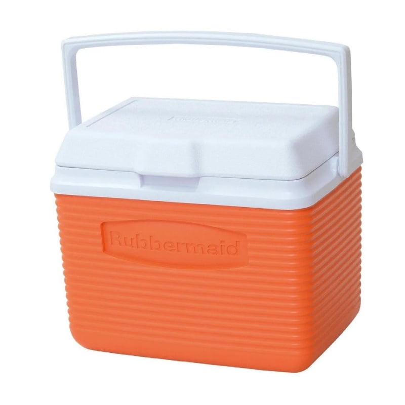 Hielera Rubbermaid 10 Qt/9.5 Lts Naranja FG2A11ORAN Rubbermaid FG2A11ORAN | Bodega Aurrera en línea