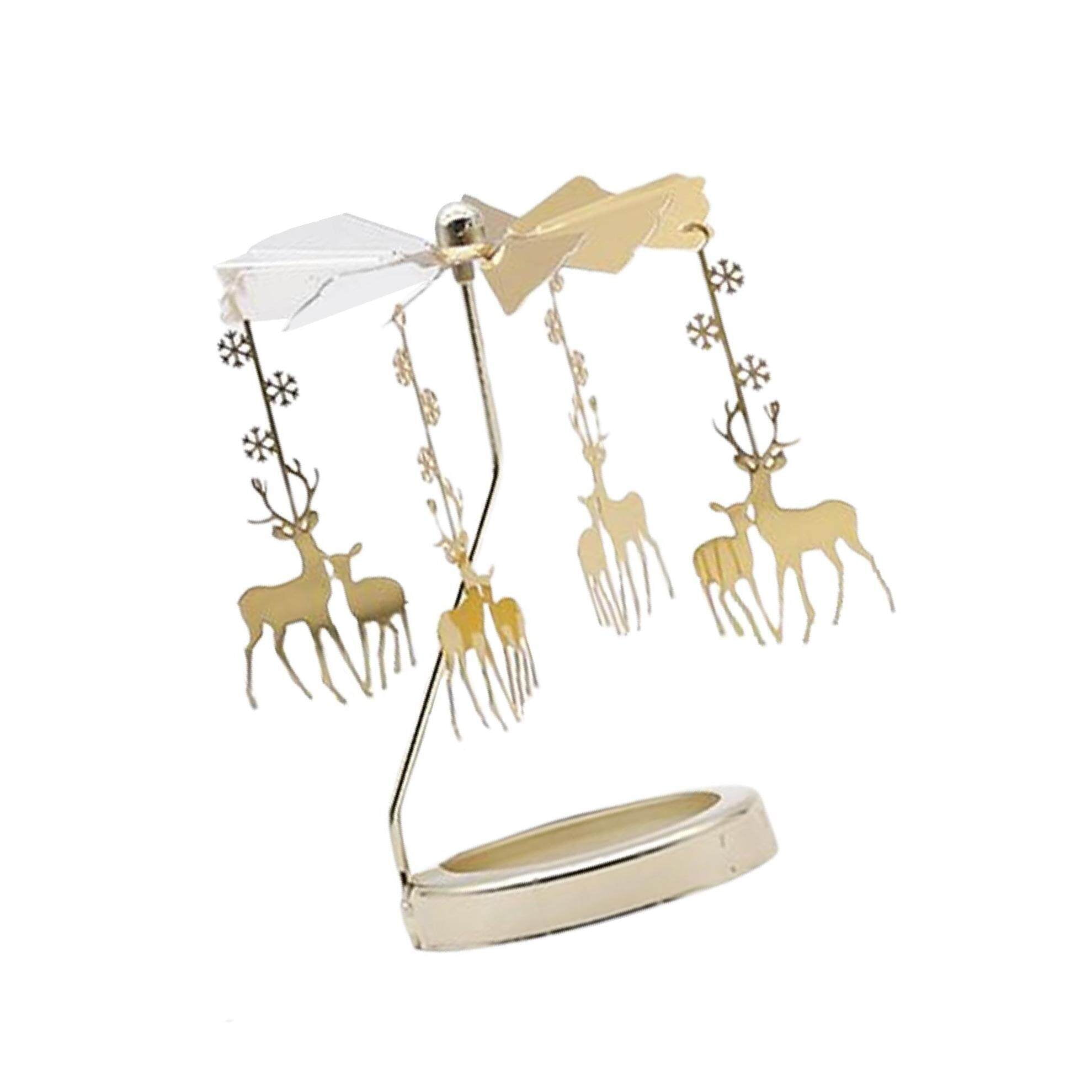 Click here for Decodeary Rotating Candlestick Metal Rotating Tea... prices