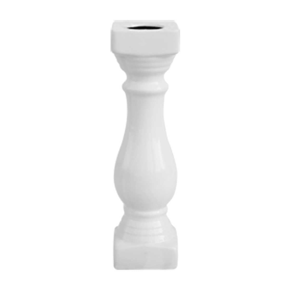 Balustrade Part White Ceramic Baluster 16" High Renovators Supply ...