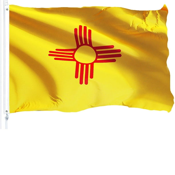 State of New Mexico Flag 3x5 FT 150D House Banner Super Polyester ...
