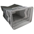 2-Piece Laundry Basket 75L Polyester Cotton Dirty Clothes Box, Bathroom ...