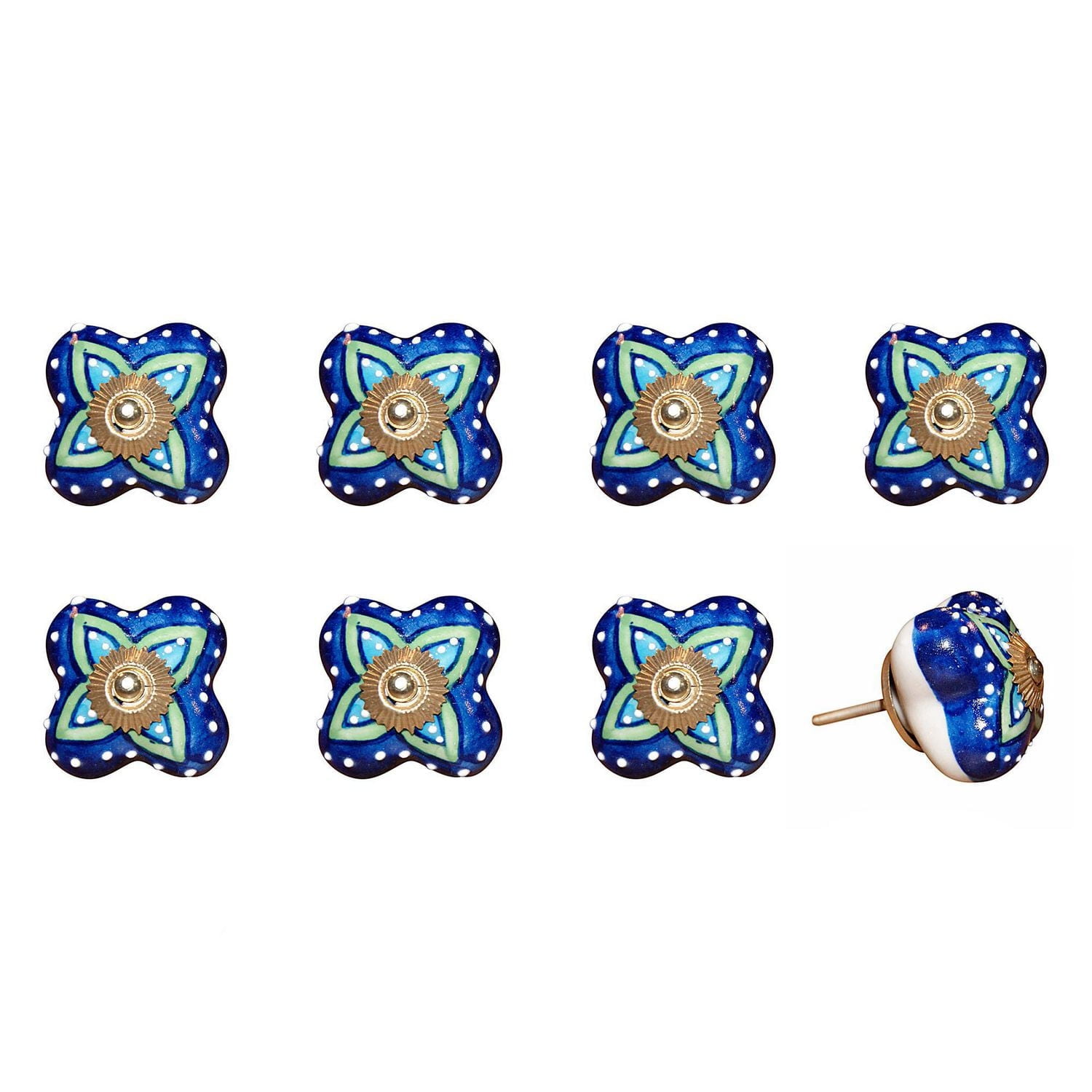 Click here for H-Taj Hotel Knob-It Vintage Handpainted Ceramic Kn... prices