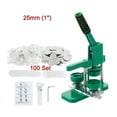 DIY Pins Punch Press Machine Kit With 100pcs Button Parts Rotate Button ...