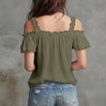 DORKASM Summer Tops for Women Sleeveless V Neck Beach Backless Cami Top ...