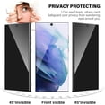 2-Pack Privacy Tempered Glass Film Compatible with Samsung Galaxy S24 ...