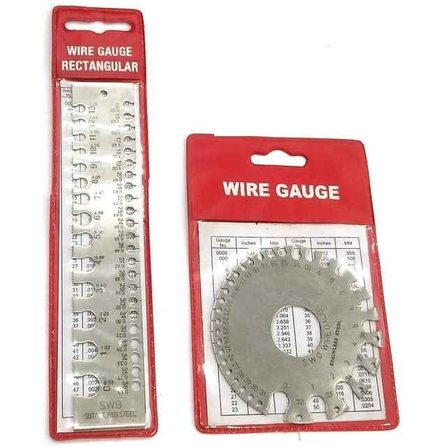 Assorts Stainless Steel Wire Gauge Set -imperial & Metric - Walmart.com