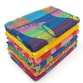 Kaufman - 6 Pack Terry Beach & Pool Towel of Assorted Colors - 30in x ...