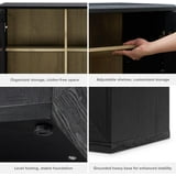 Mopio Blake Storage Cabinet with Hutch, Sideboard Buffet Cabinet with ...