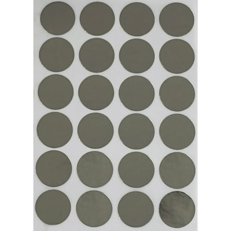Silver Dots stickers, Round label dots 25mm - 120 pack by Royal Green ...