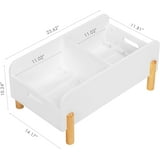 STAROUS Montessori Bookshelf for Toddlers, Wooden Book Caddy with ...