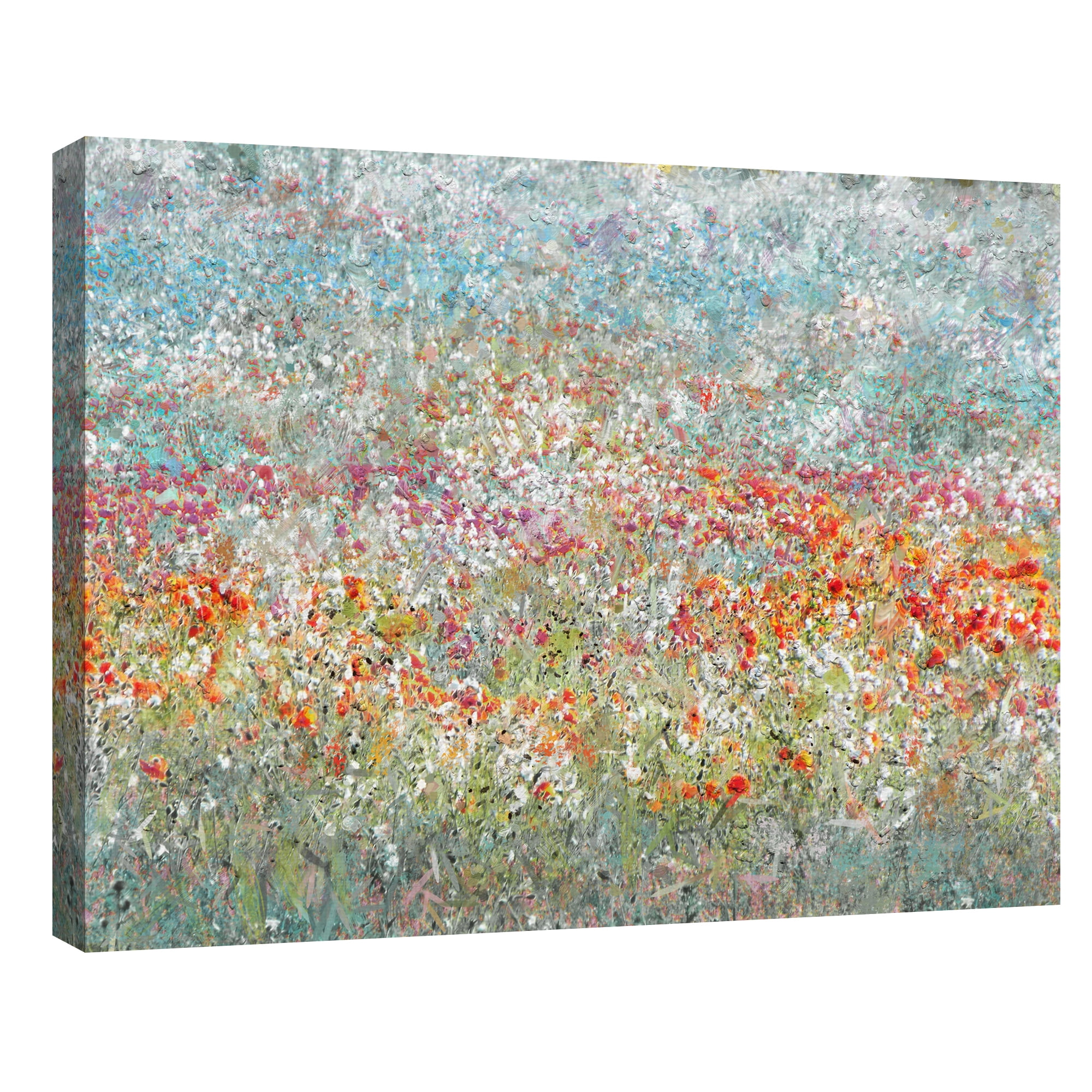 Flower Field by Studio Arts Canvas Art Print - Walmart.com
