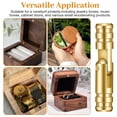 50 Pieces Metal Cask Hinges 4x20mm Small Hinges set for Invisible Hinge ...