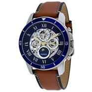 Fossil Men's JR1480 Blue Leather Japanese Quartz Fashion Watch ...