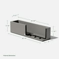 AINUO Block Series Window Box Planter, Rectangular Flower Pot for ...