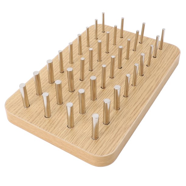 Wooden Counting Peg Board, Plugboard Wooden Pegboard for Occupational ...