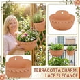 Wall Hanging Planter Hanging Wall Planter Terracotta Style Plastic ...