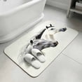 Area Rug Indoor Outdoor 47.2"x63", Horse Print Absorbent Non Slip ...