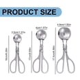 1 Pc Stainless Steel Meat Baller Ball Maker Meatball Scoop None-Stick ...