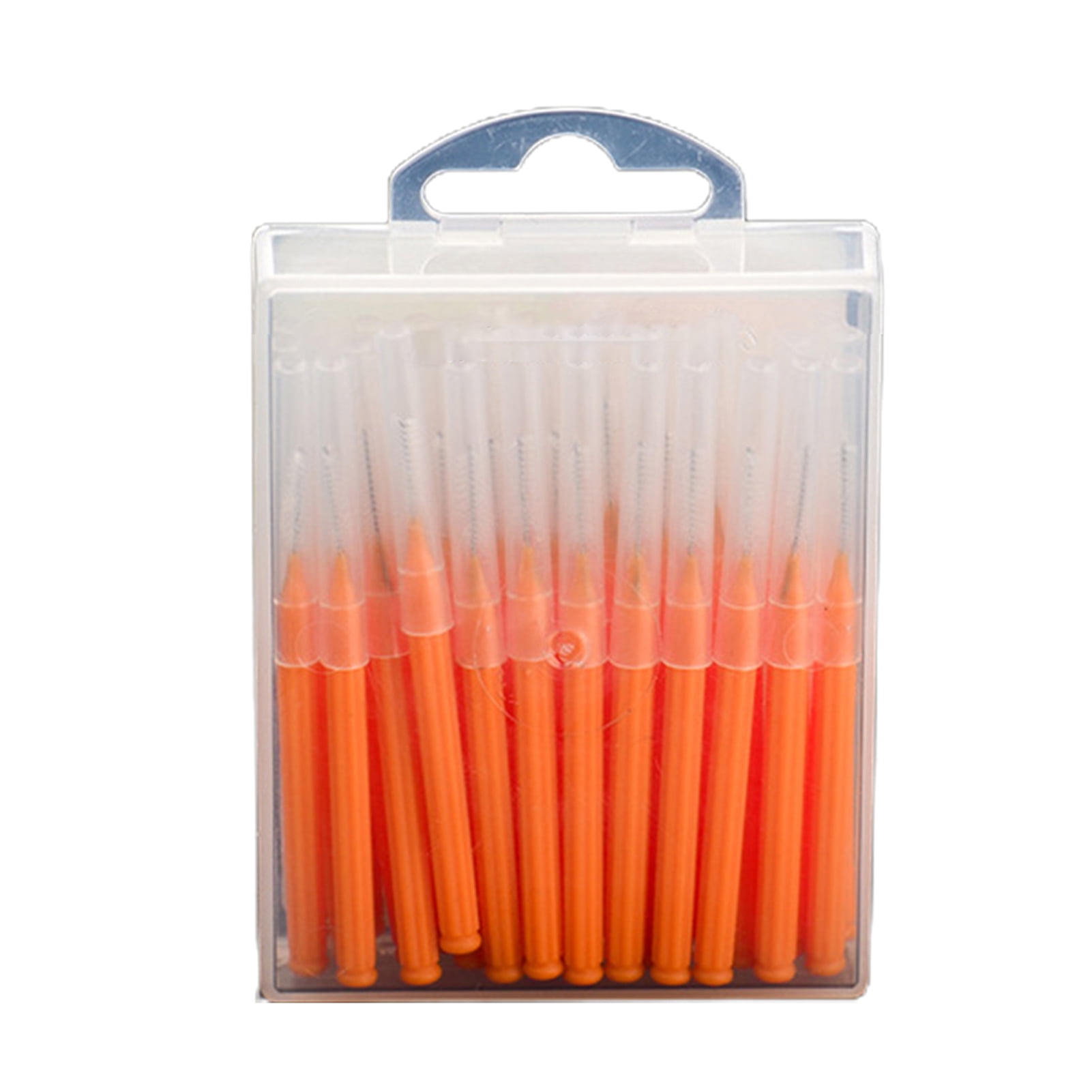 GROFRY 40Pcs/Box Interproximal Brush Safe Ergonomic Stainless Steel ...