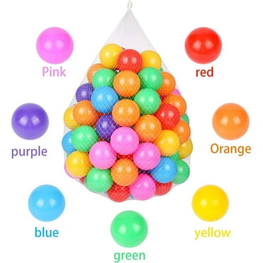 20/50/100Pcs Colorful Ocean Ball Fun Ball Soft Plastic Swim Pit Toy For ...