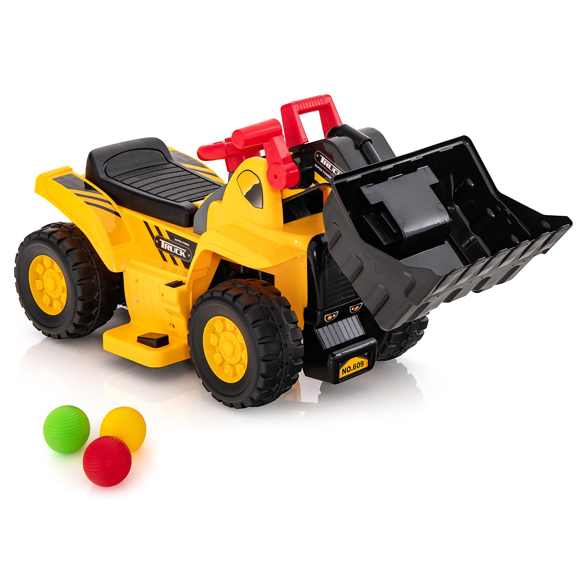 Click here for Costway 6v Electric Kids Ride On Bulldozer Pretend... prices