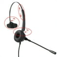 axGear Mono Office Headset with Microphone, RJ9 Jack & 3.5mm Connector ...