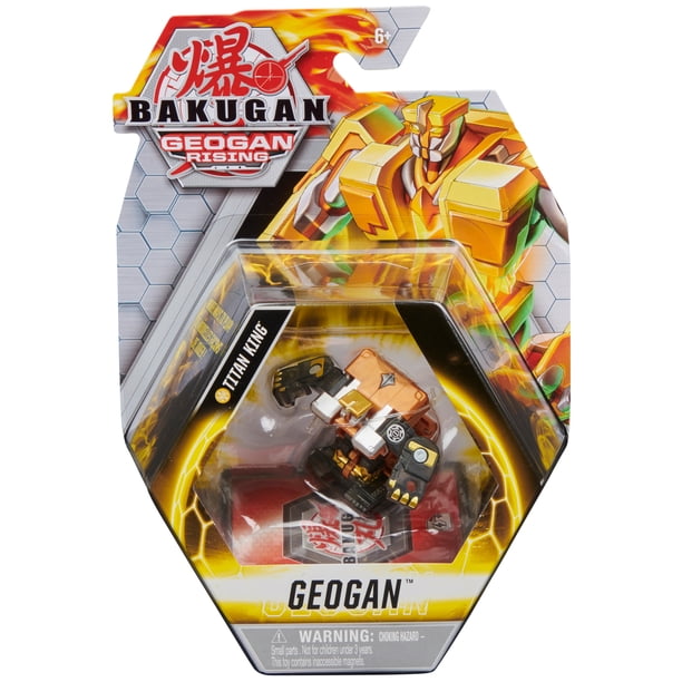 Bakugan Geogan, Titan King, Geogan Rising Collectible Action Figure and ...