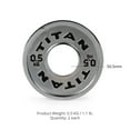 Titan Fitness .5 KG Olympic Calibrated Steel Powerlifting Plates ...