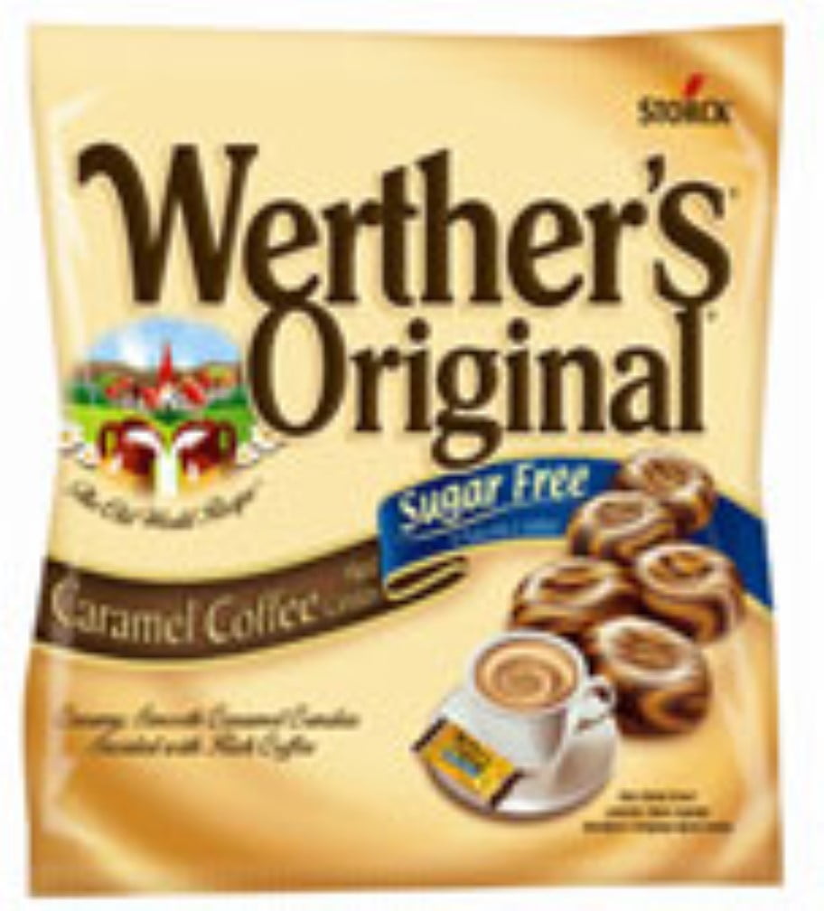 Werthers Original Sugar Free Caramel Coffee Hard Candy 12 pack (2.75oz ...