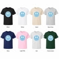 Blue Star Smiley Face Graphic Tee | Unisex Classic Fit T-Shirt | Sizes ...
