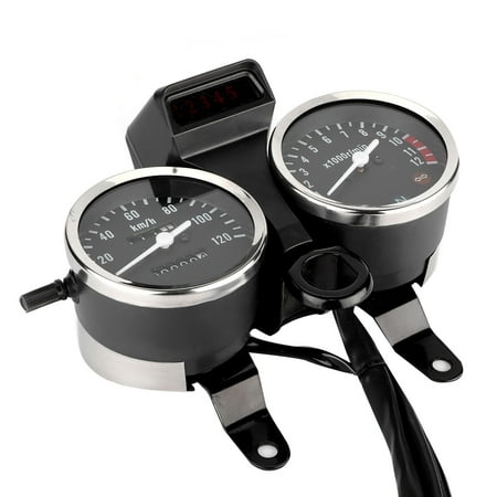 Motorcycle Tachometer, 5-pin Plug + 7-pin Plug Waterproof 12V DC ...
