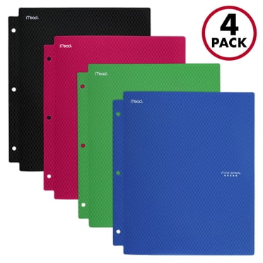 Five Star Stay-Put Plastic and Prong Folder, Harvest Yellow (340300E ...