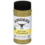 KINDERS Buttery Steakhouse Cooking Seasoning Blend for Steak, Burger (9 ...