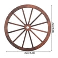 Shisuyan 2pcs Rustic Cartwheel Wagon Wall Decor Wooden Vintage ...