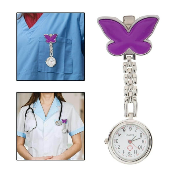 wolftale Nurse Watches Wall Charts Clock Butterfly Pocket Fob Watches ...