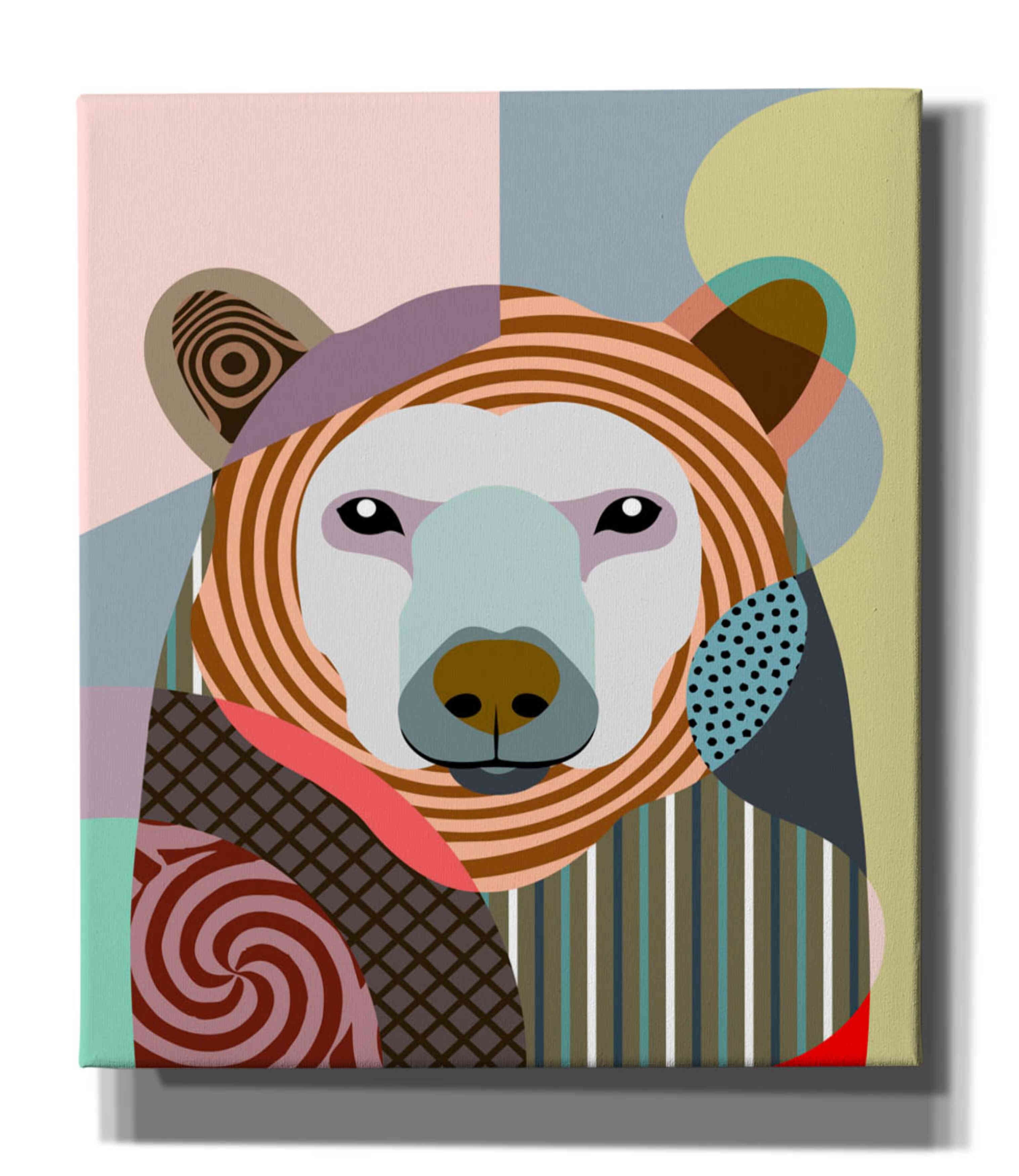 Epic Graffiti 'Hunting Polar Bear' by Lanre Adefioyue, Canvas Wall Art ...