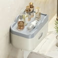 CaiYueKe Wall Mount Toilet Paper Holder Bathroom Tissue Box Dispenser ...
