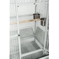 Prevue Select Wrought Iron Parrot Bird Cage 24x20x60", Pewter - Walmart.com