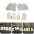 Atmospheres Light Silicone Mold 4 Grids House Shaped Ornament Mould ...