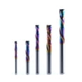 1 Pc Woodwork Milling Cutter Up and Down Cut 2 Flutes Spiral Carbide ...