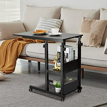 Hadulcet C Shaped Side Table Adjustable, Height Adjustable C Table with ...