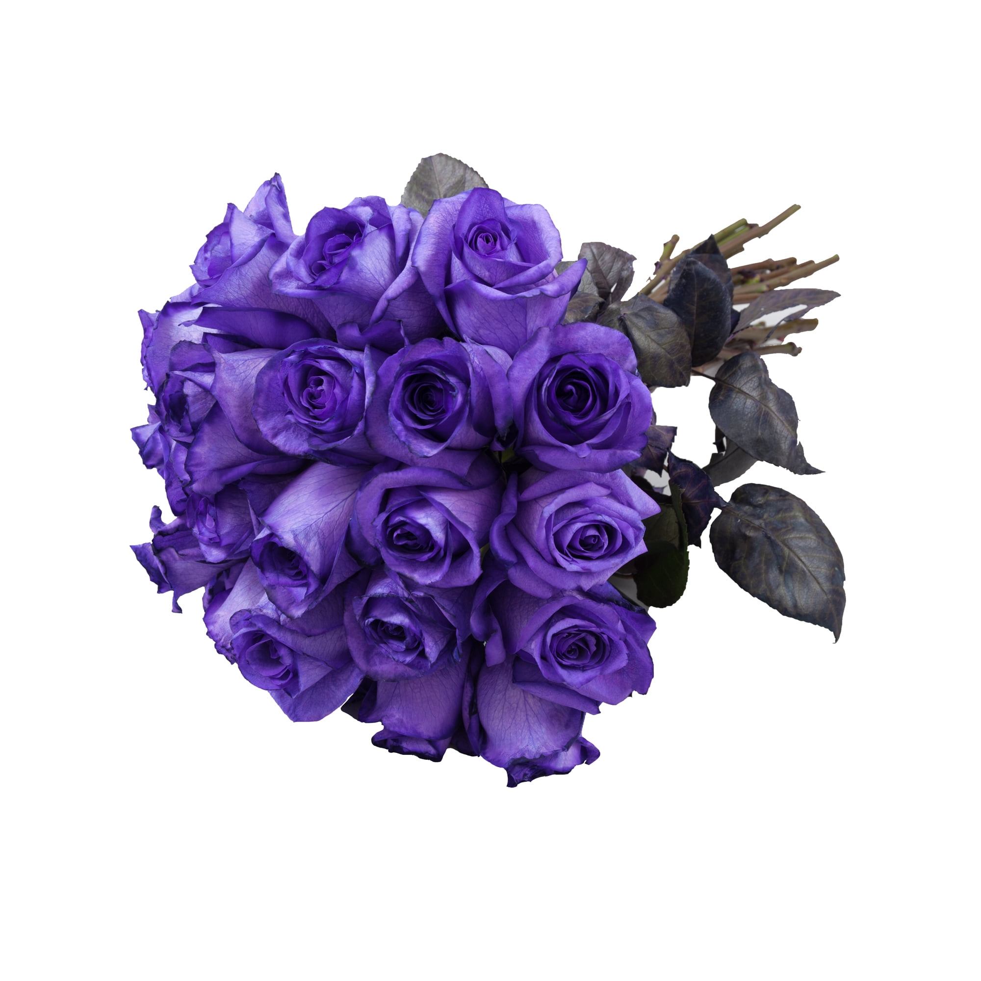 Dark Purple Roses Bouquet