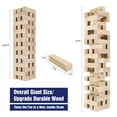 Fugocen Giant Jumbling Tower Party Game Wood Blocks with Carry Bag for ...