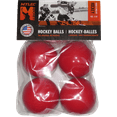 Mylec Hot Weather Hockey Balls, 4 Pack, Red - Walmart.com