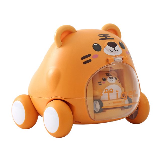 Catapult Car Cute Pet Car One Button Press Toy Cute Cat Inertia Toy Car ...