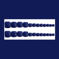 J-47 navy blue toenails, glue manicure pads, fake nail patches ...